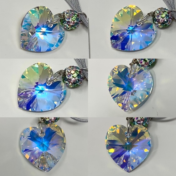 Jewelry | New Sterling Silver Fmc Designs With Swarovski Elements Heart ...